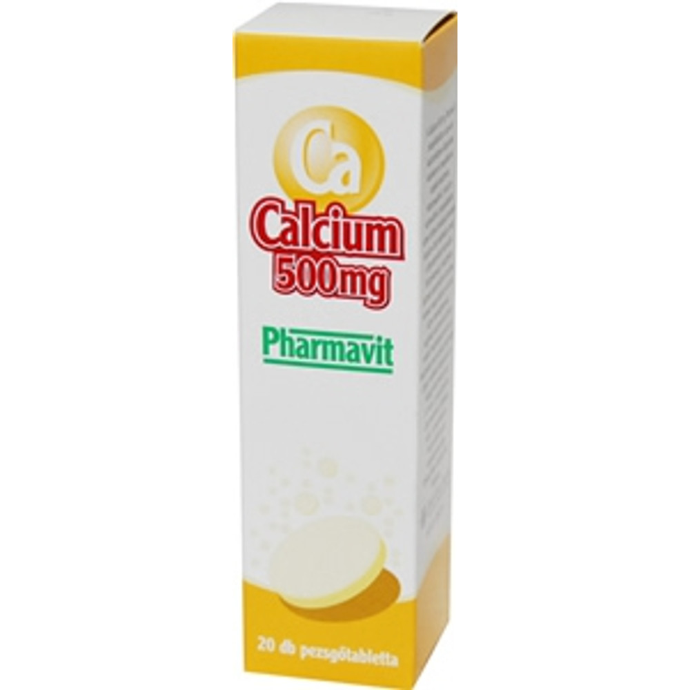 Calcium Pharmavit 500mg pezsgőtabletta 20x - Porc- és csonterősítés