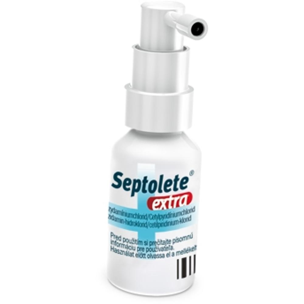 Septolete extra szájnyálkahártyán alkalmazott oldatos spray 30ml - Fogfájás