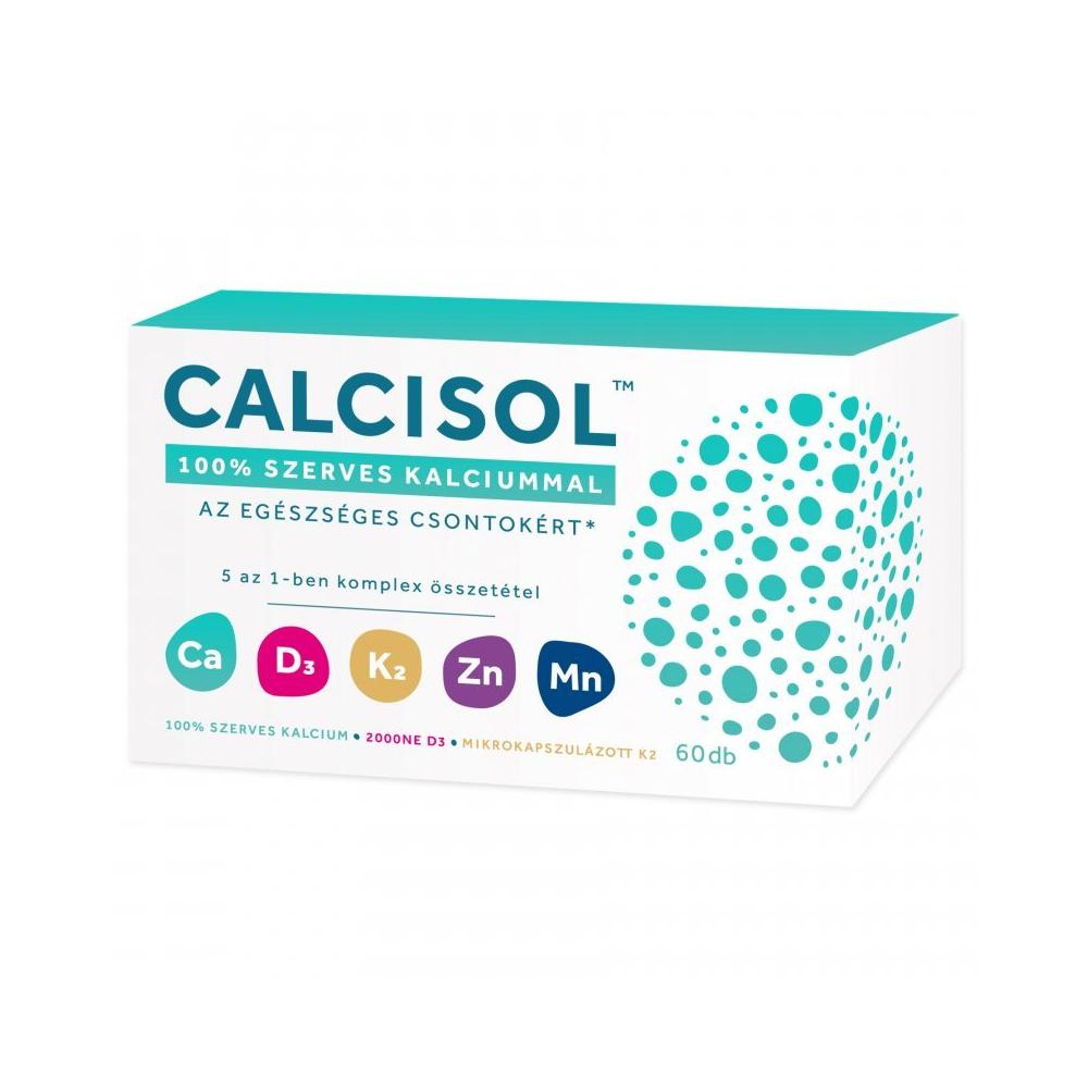 Calcisol 100% szerves kalcium 5 az 1-ben filmtabletta 60X - Porc- és ...