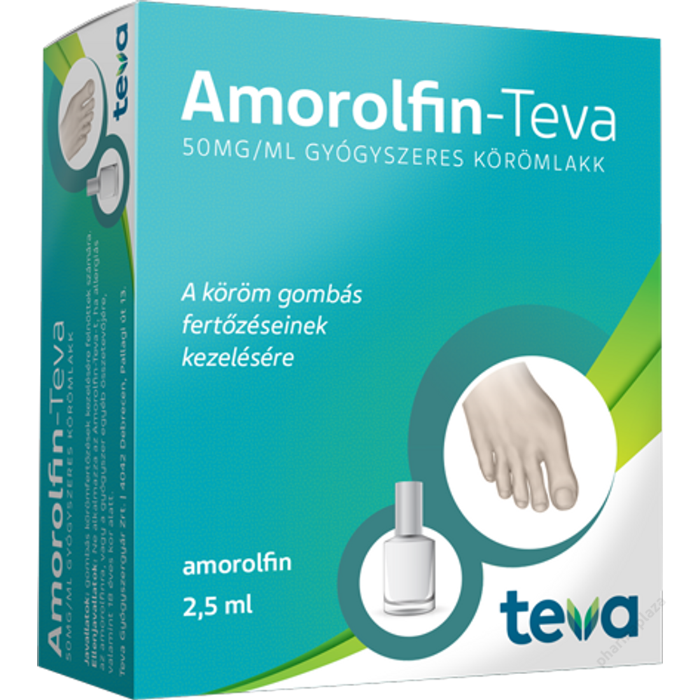 Amorolfin-Teva 50mg/ml gyógyszeres körömlakk
