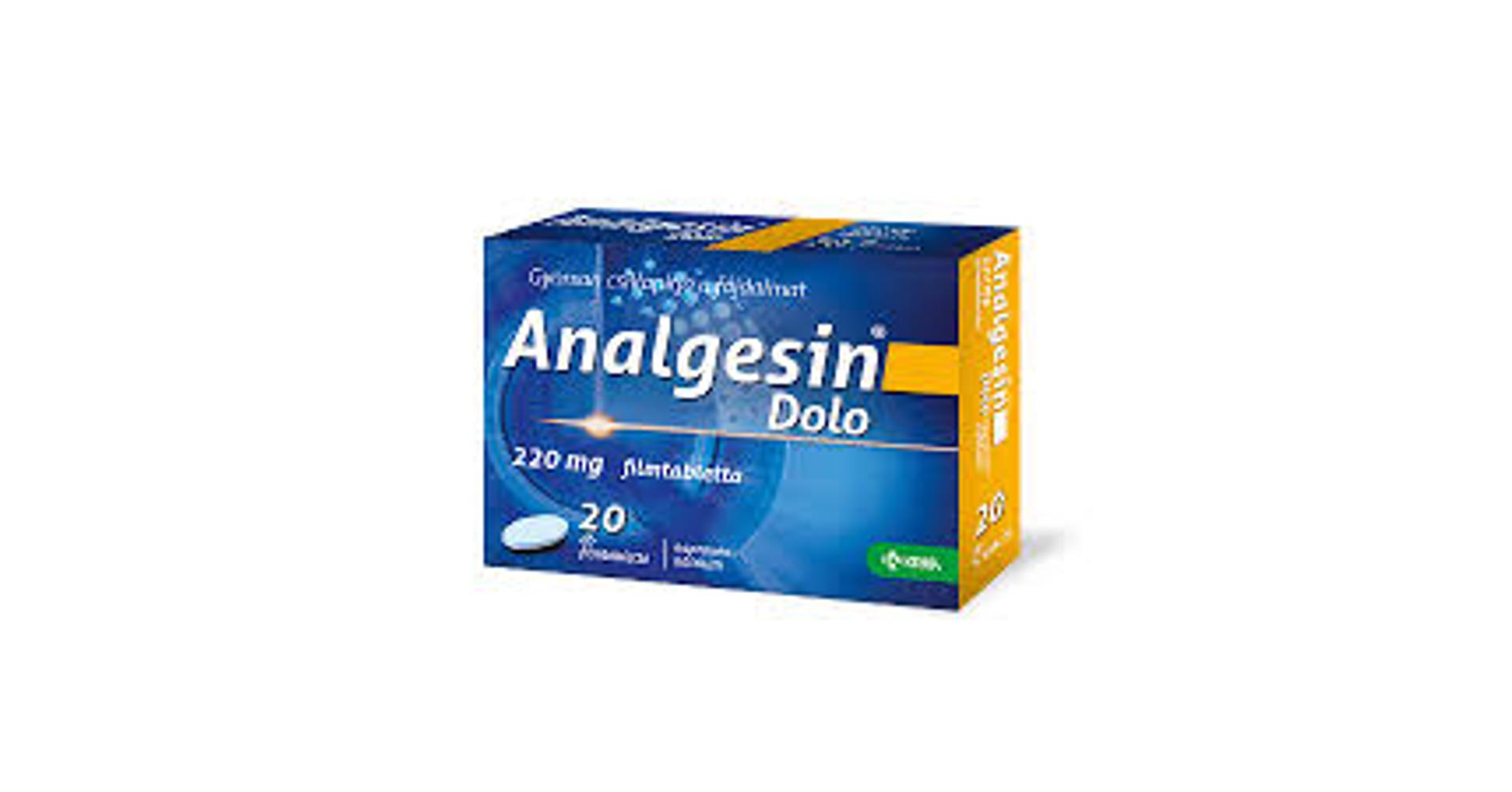 Analgesin Dolo 220mg filmtabletta 20x - Fogfájás
