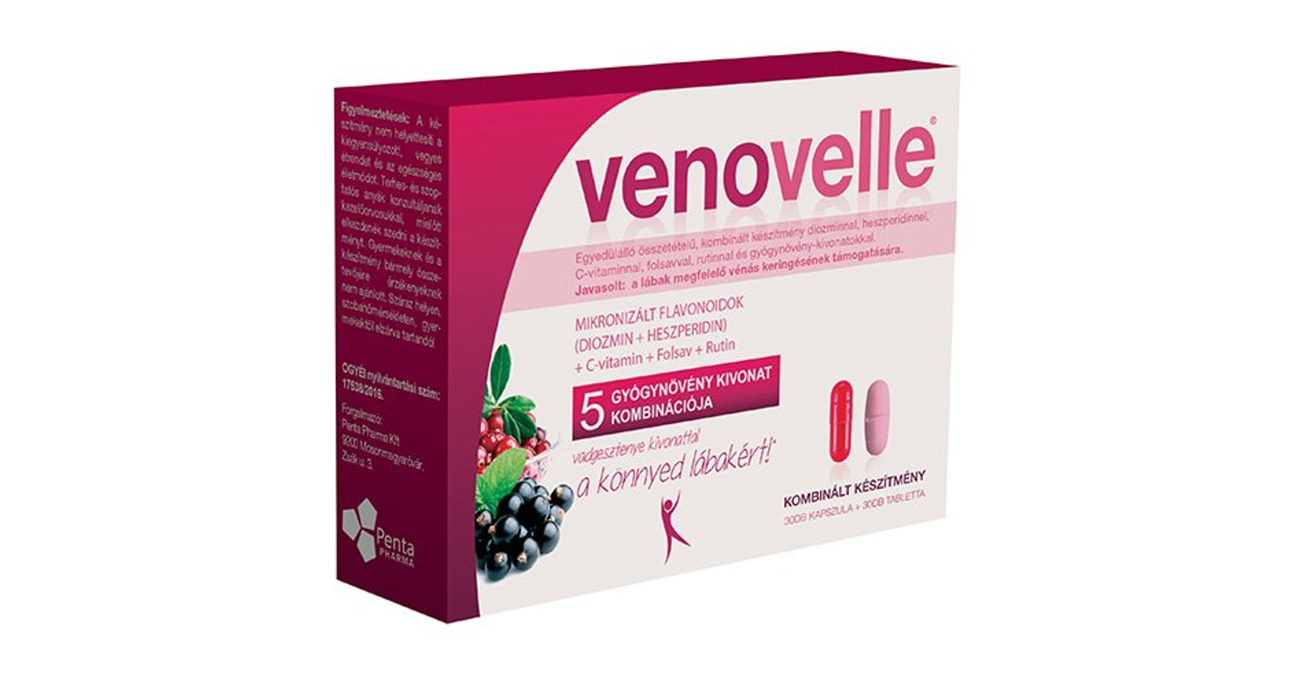 Venovelle 5 tabletta+kapszula 20+20x - Visszér