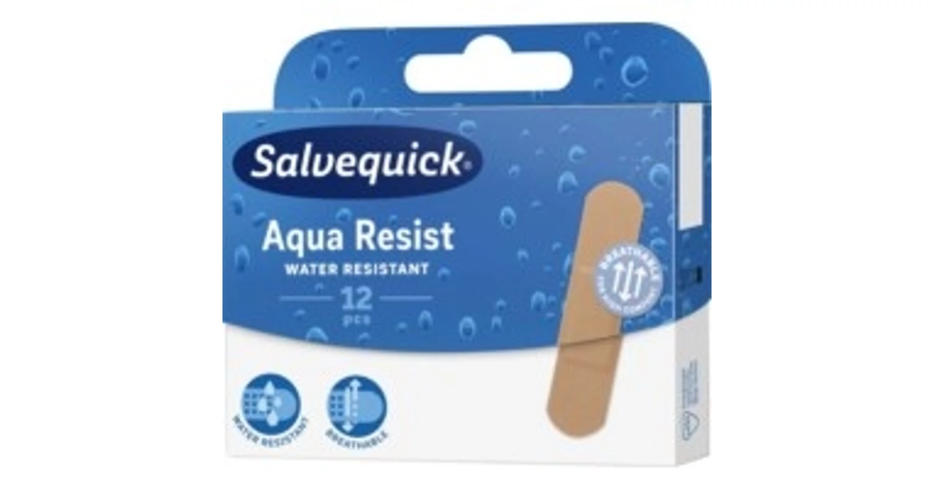 Salvequick vízálló sebtapasz 12X