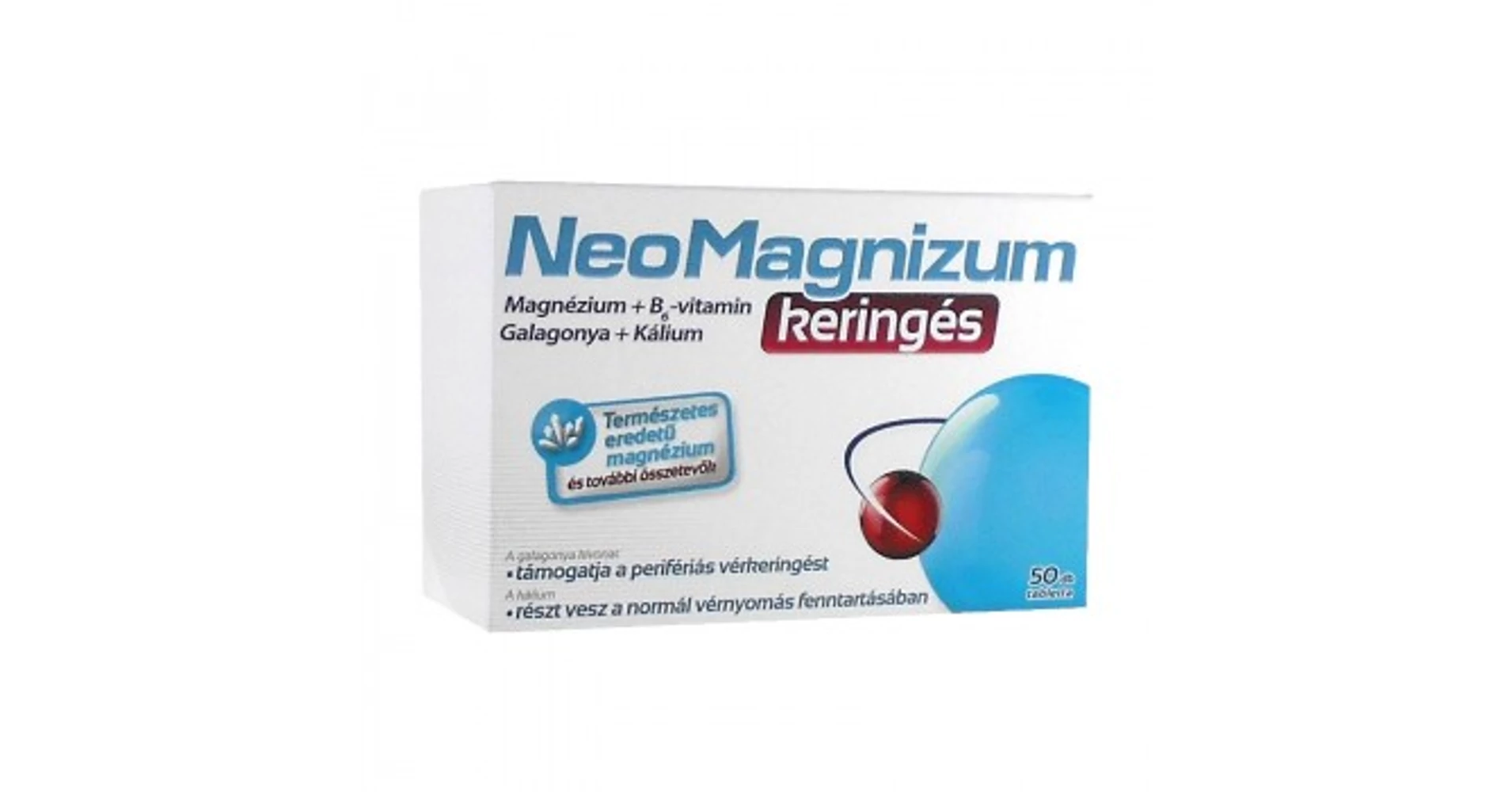 NeoMagnizum keringés tabletta 50X