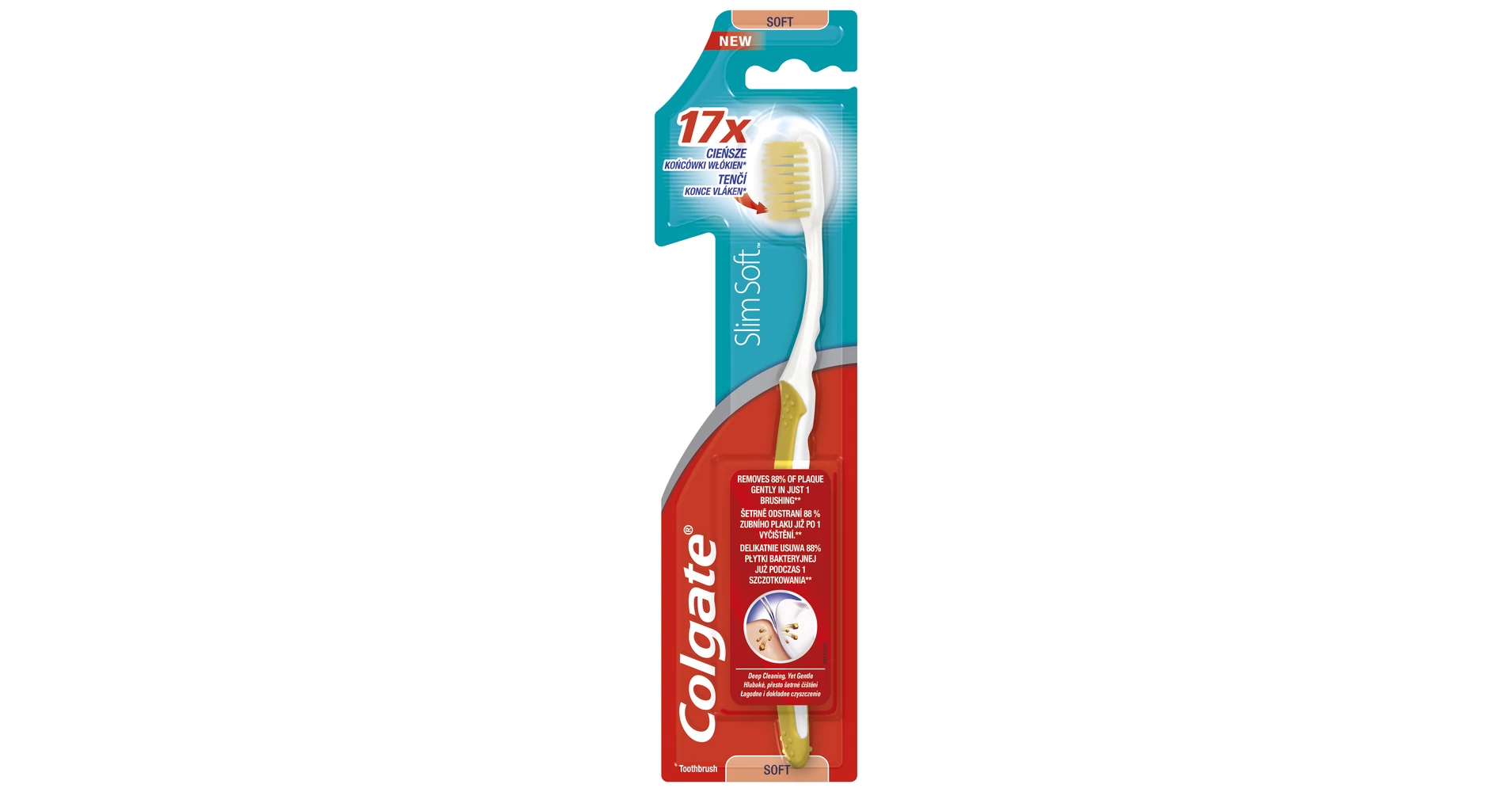 Colgate Slim Soft Ultra Compact fogkefe 1X