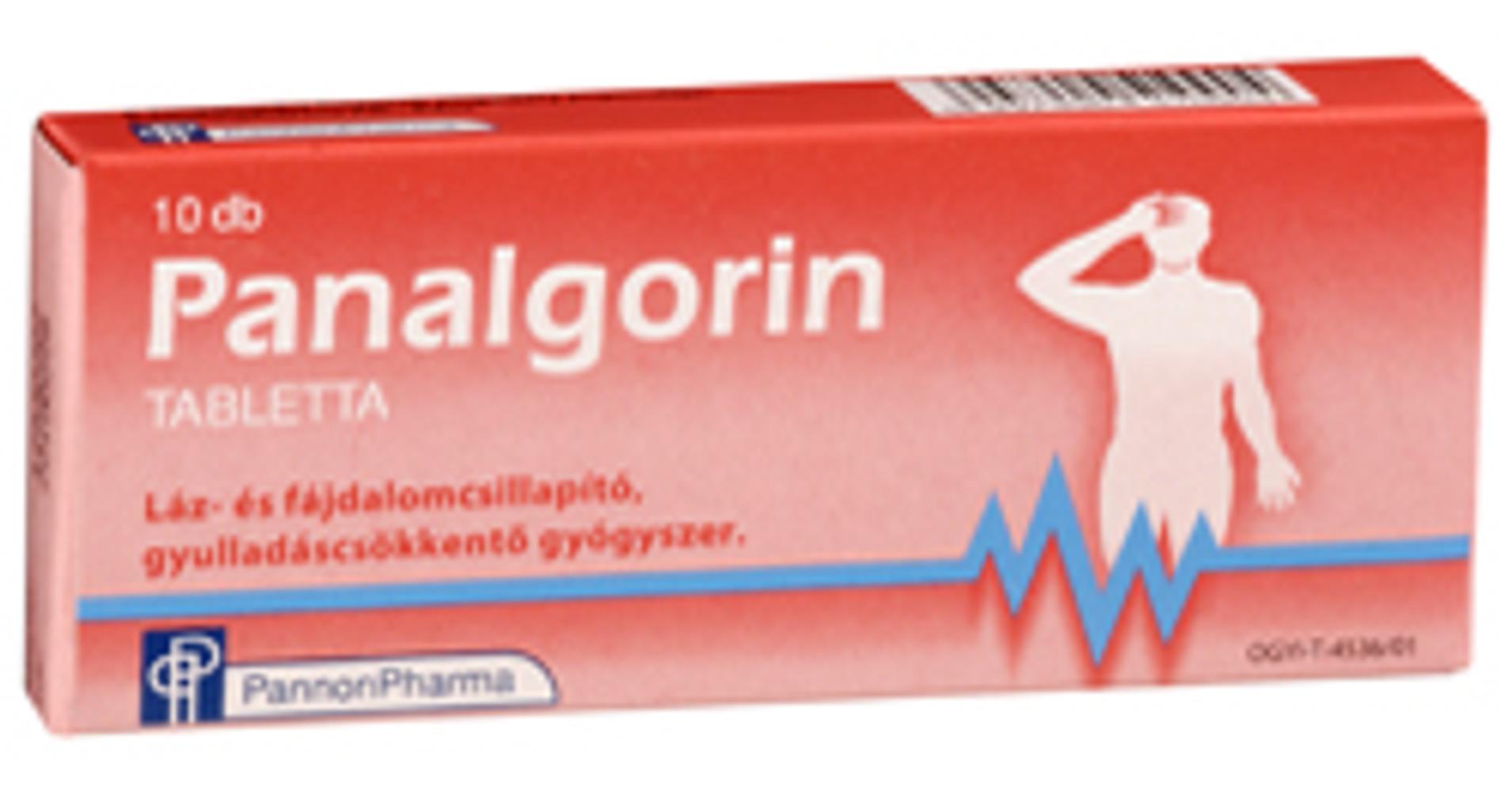 Panalgorin 500mg tabletta 10X - Fájdalomcsillapítás