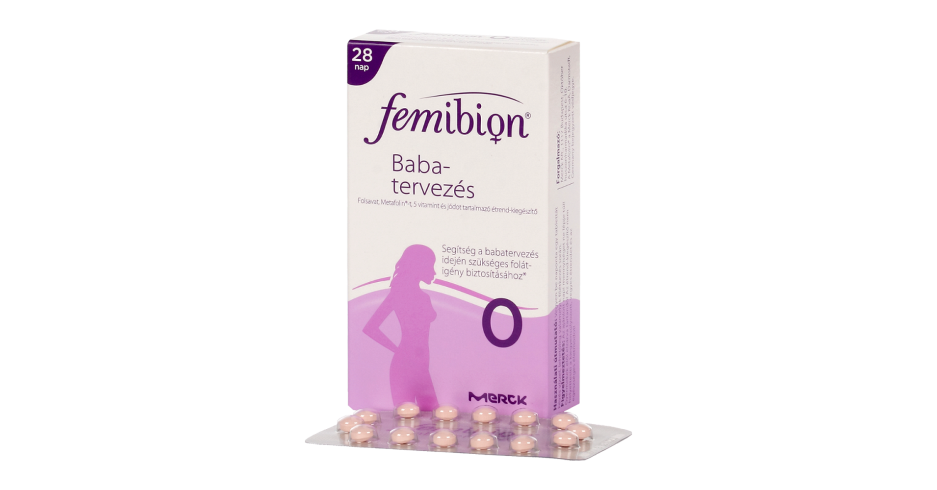 Femibion 0 Babatervezés étrend-kiegészítő 28 db tabletta