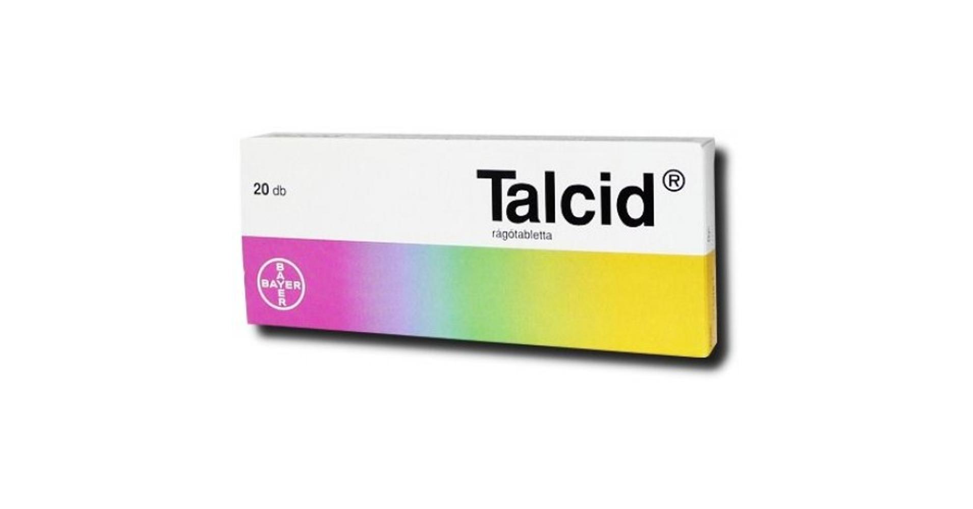 Talcid 0,5g rágótabletta 20x