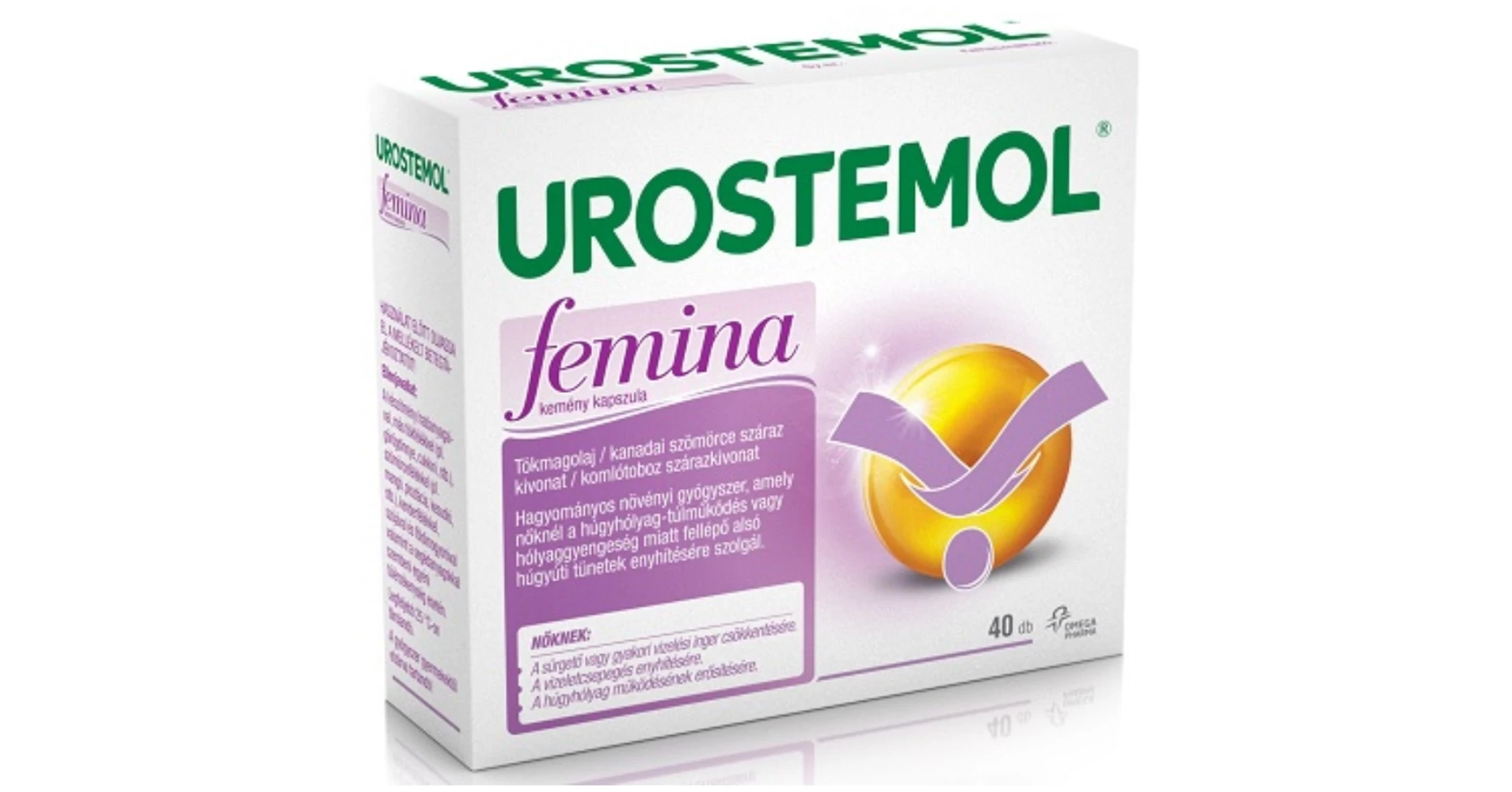 Urostemol Femina kemény kapszula 40X