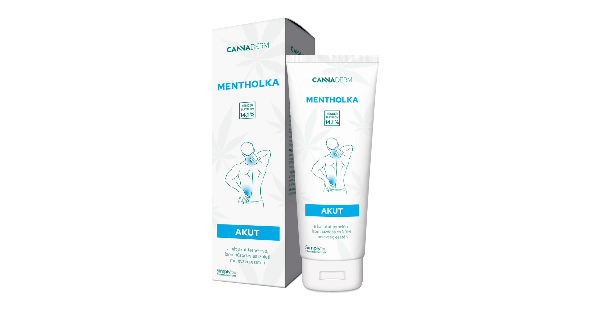 Cannaderm Mentholka AKUT hűsítő masszázsgél 125 ml