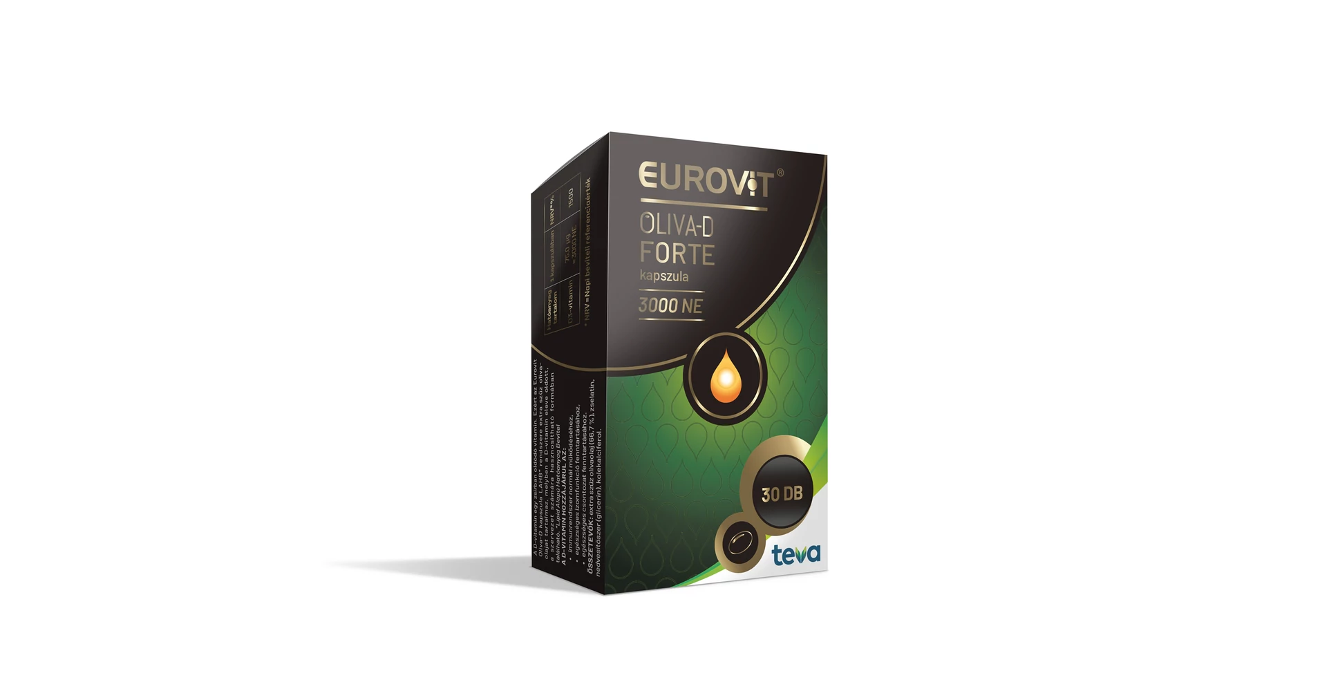 Eurovit Oliva-D Forte 3000 NE kapszula 30X