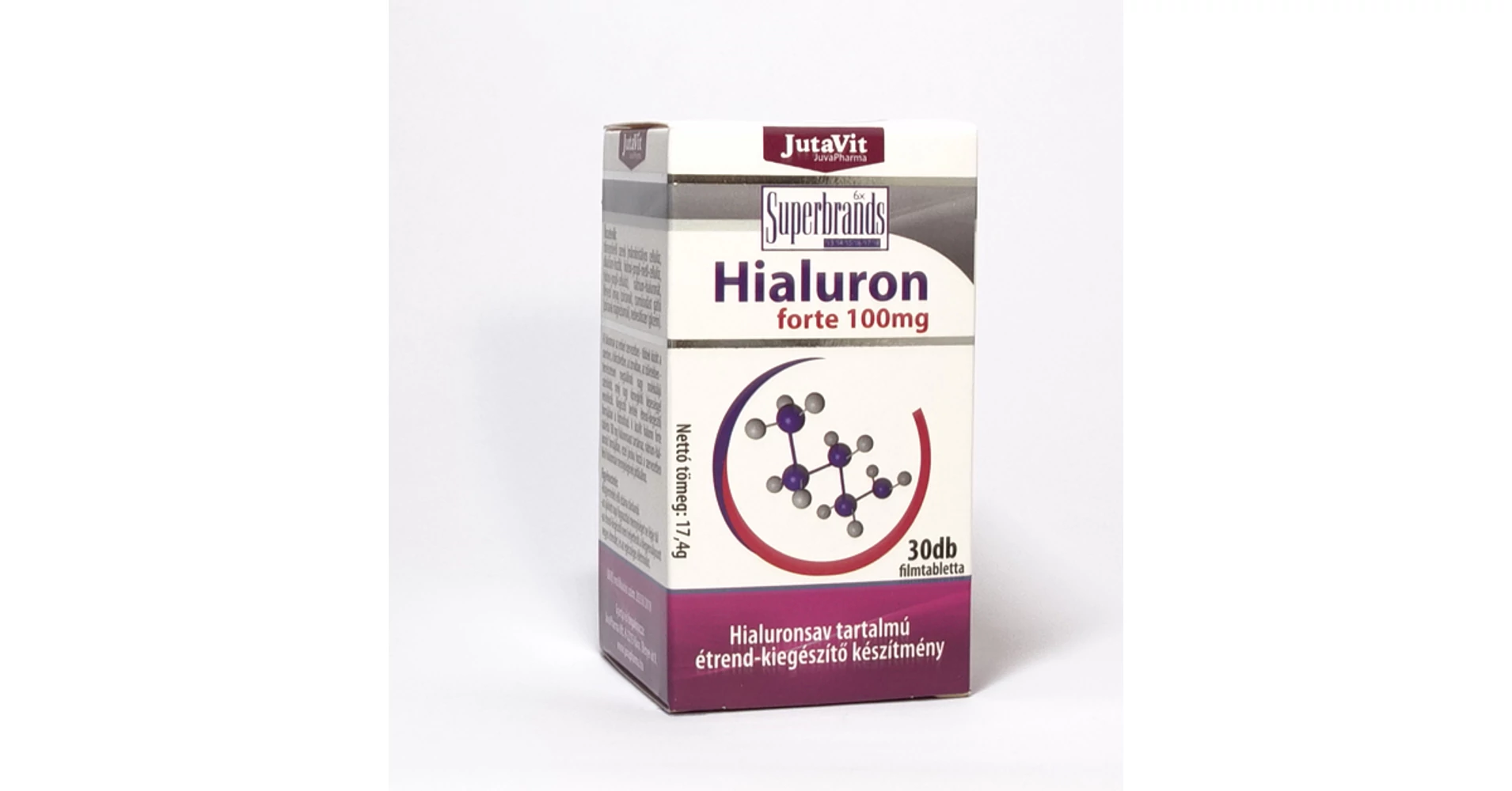 JutaVit Hialuron forte 100mg tabletta 30X