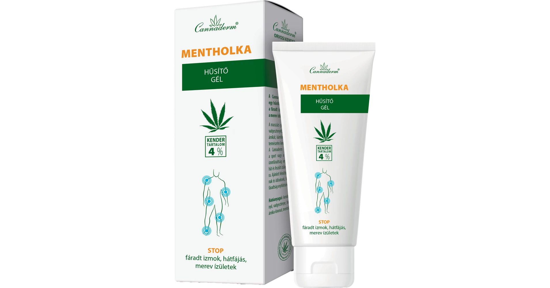 Cannaderm Mentholka hűsítő gél 200 ml
