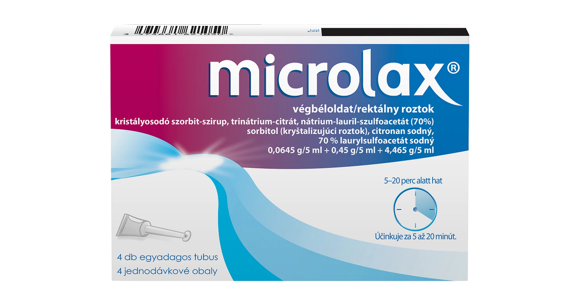 Microlax® végbéloldat 4x5 ml
