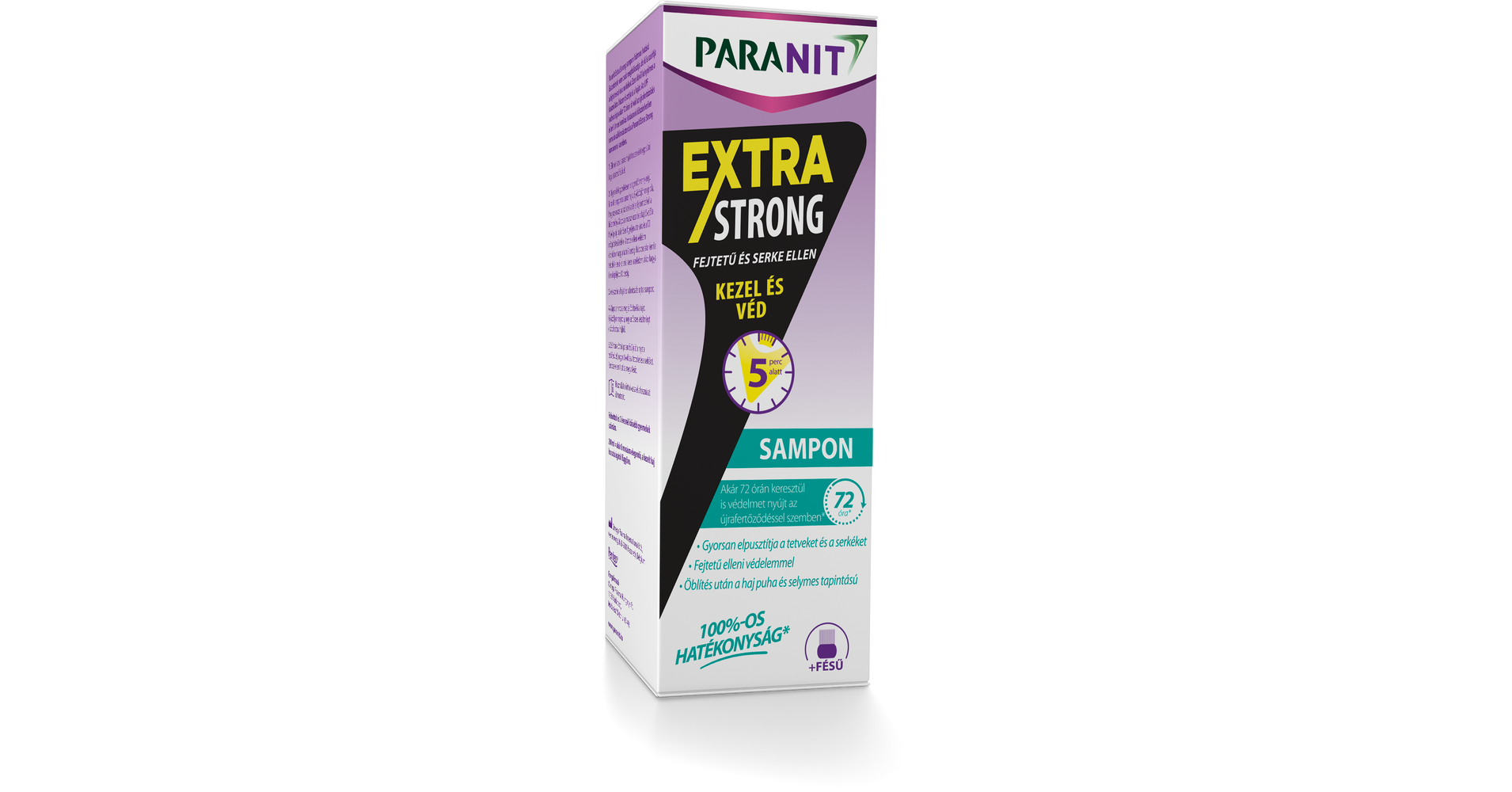 Paranit Extra Strong fejtetű és serke elleni sampon 200ml