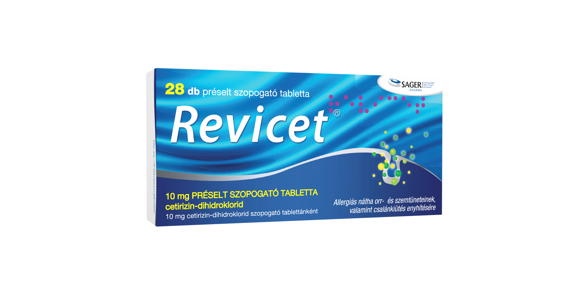 Revicet 10mg préselt szopogató tabletta 28X