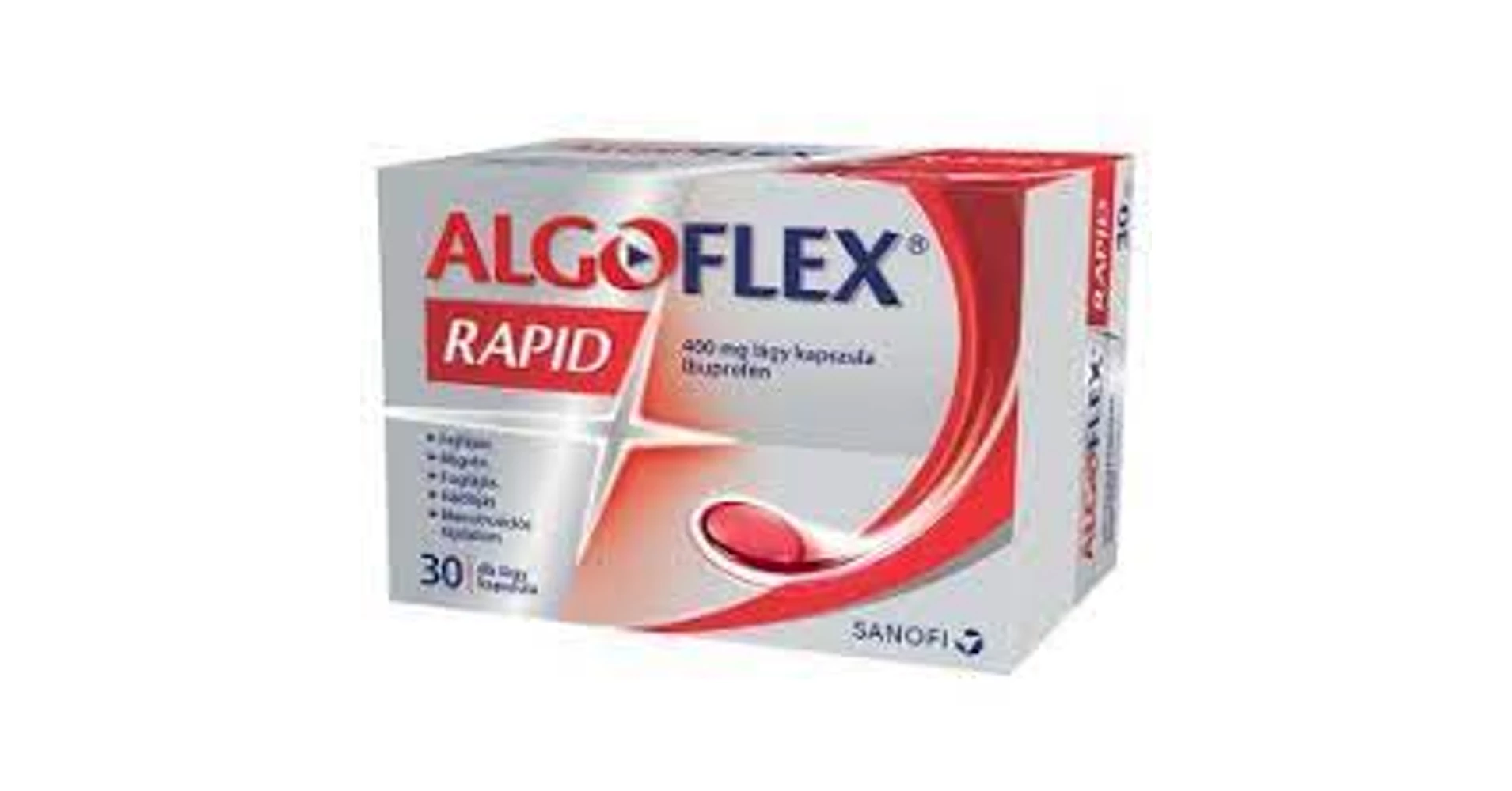 Algoflex Rapid 400 mg lágy kapszula 30X