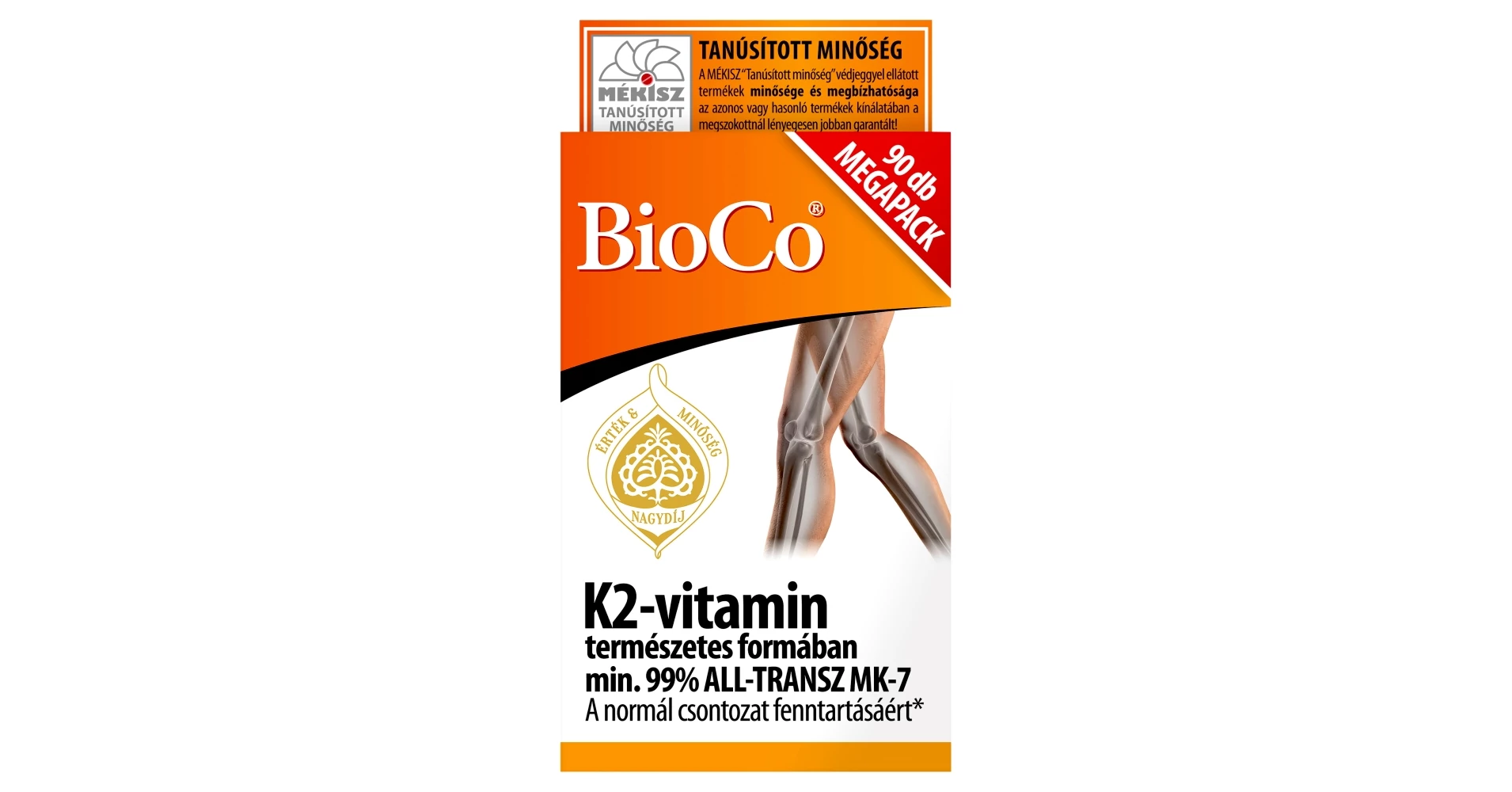 Bioco K2-vitamin 50 mikrogramm tabletta 90X