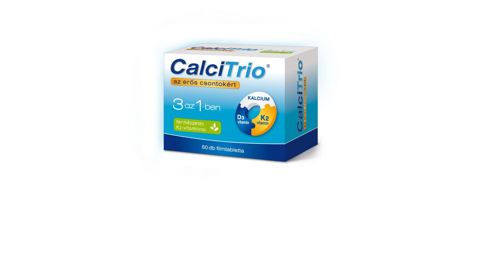 CalciTrio kalcium K2-vitamin D3-vitamin filmtabletta 60x