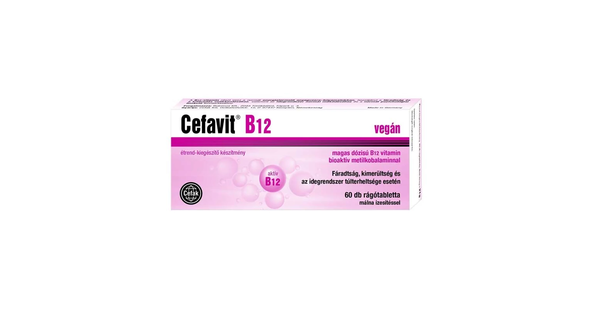 Cefavit B12 rágótabletta 60X