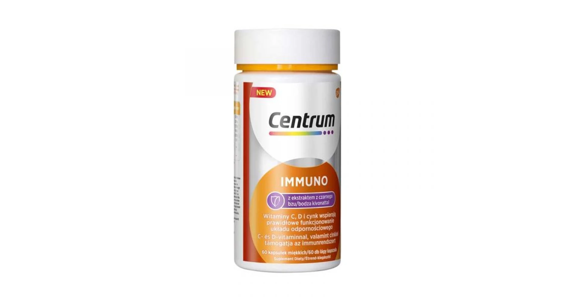 Centrum Immuno lágy kapszula bodza kivonattal 60X