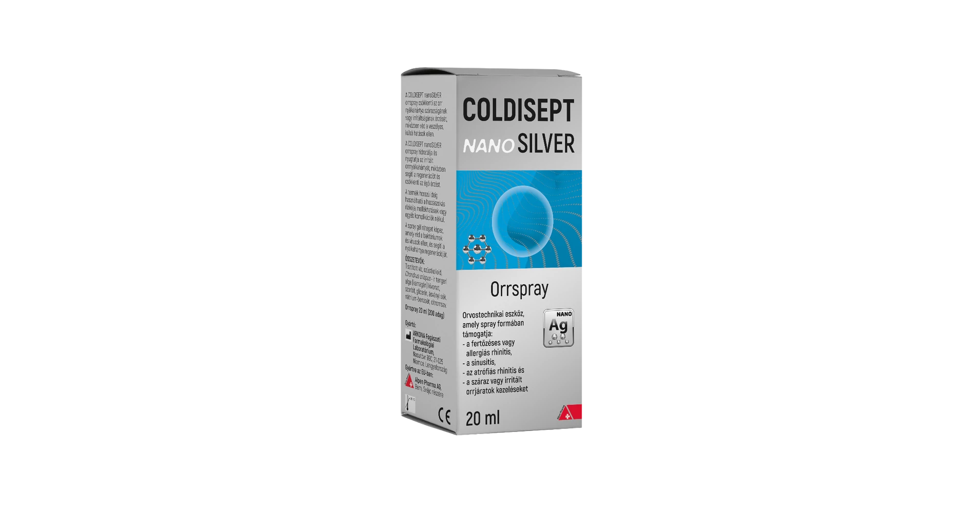 Coldisept NanoSilver orrspray 20ml