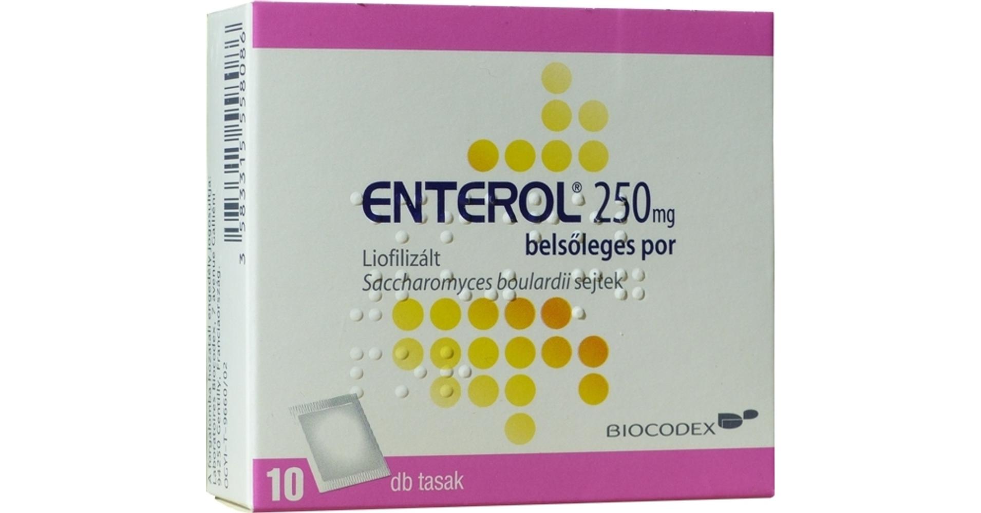 Enterol 250mg belsődleges por 10x
