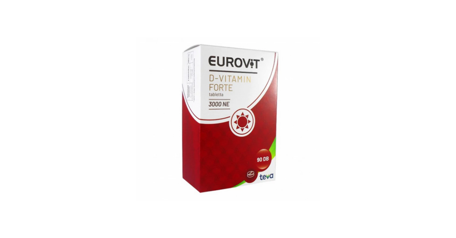 Eurovit D-Vitamin Forte 3000 NE tabletta 60X
