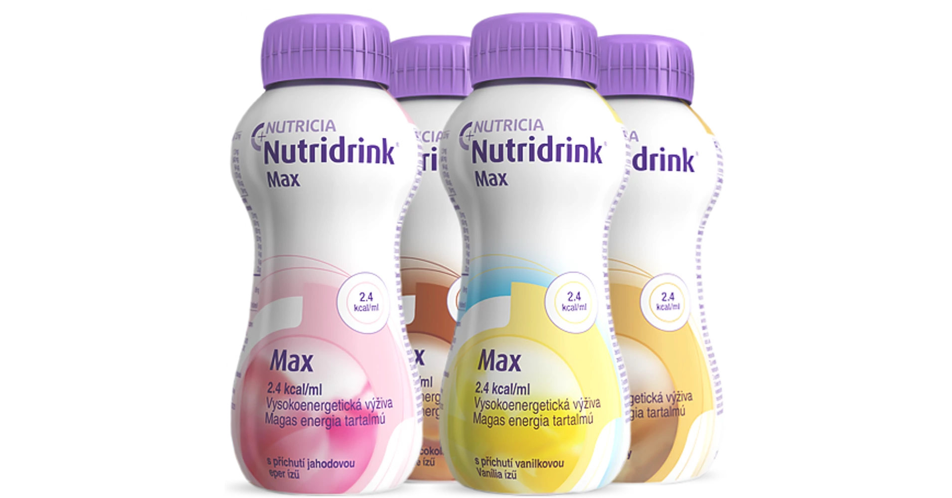 Nutridrink Max eper, csoki, vanilia, mokka 4x300ml