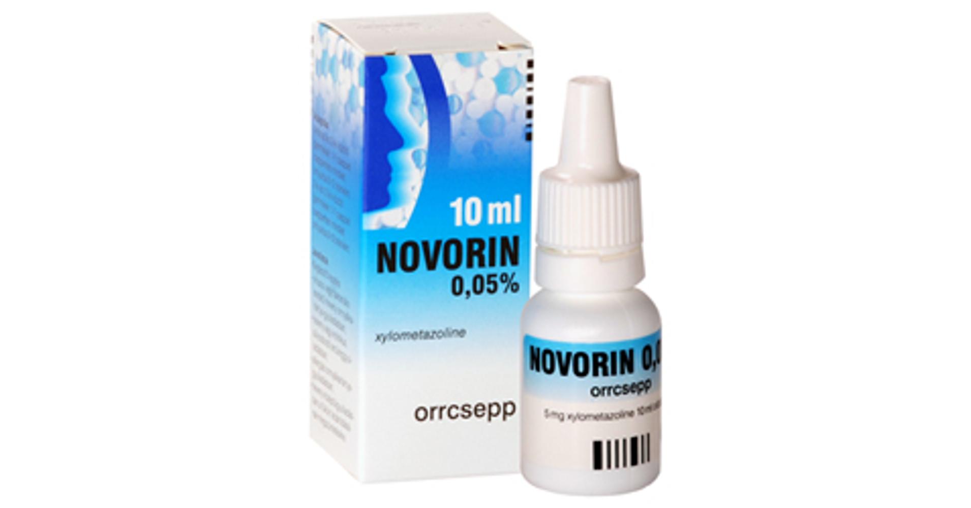 Novorin 0,05% oldatos orrcsepp gyerekeknek 10ml