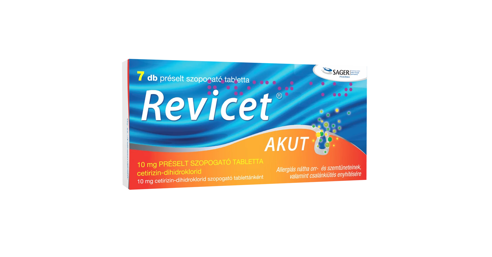 Revicet Akut 10mg préselt szopogató tabletta 7X