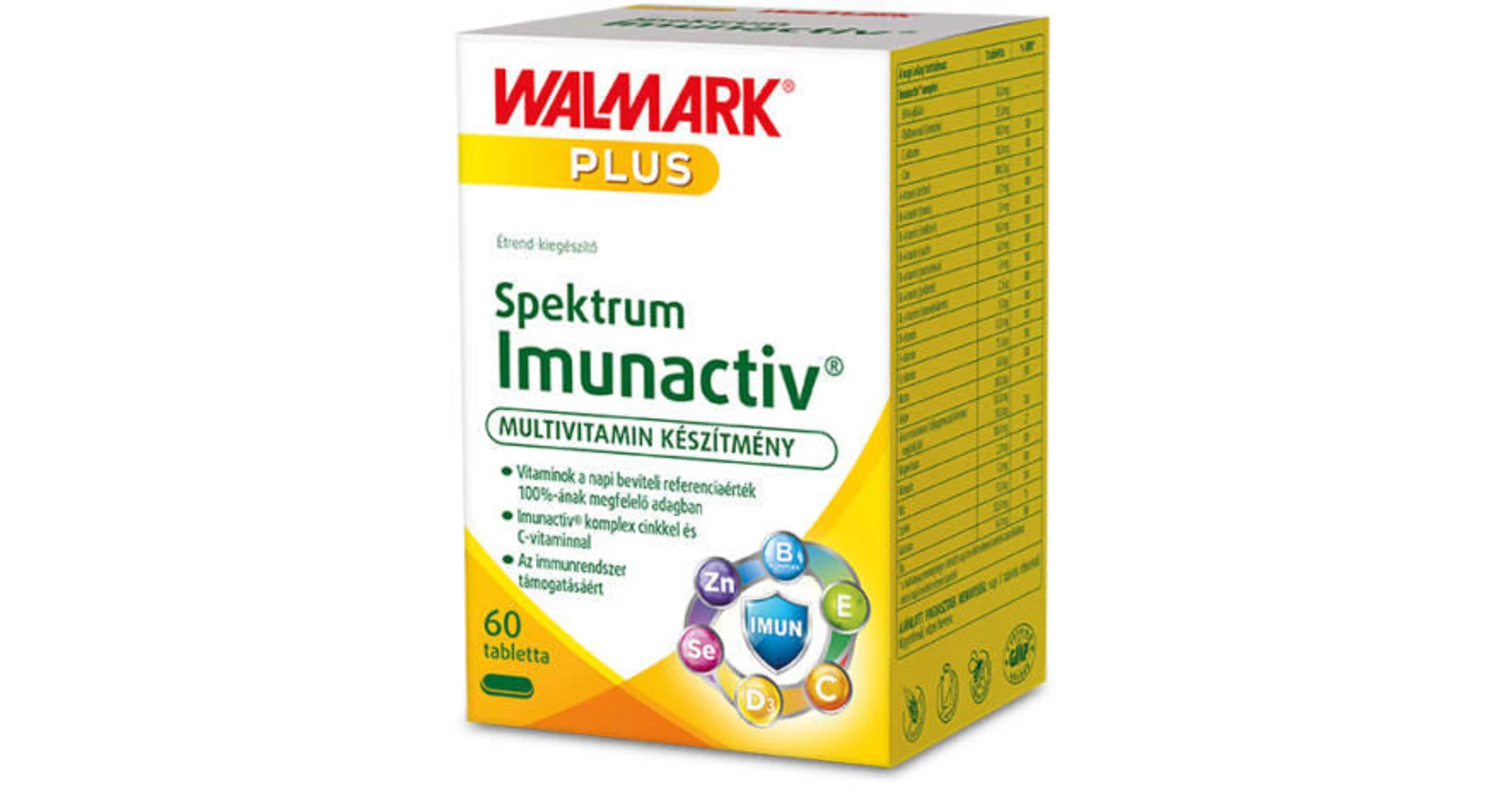 Walmark Plus Spektrum Imunactiv tabletta 60X