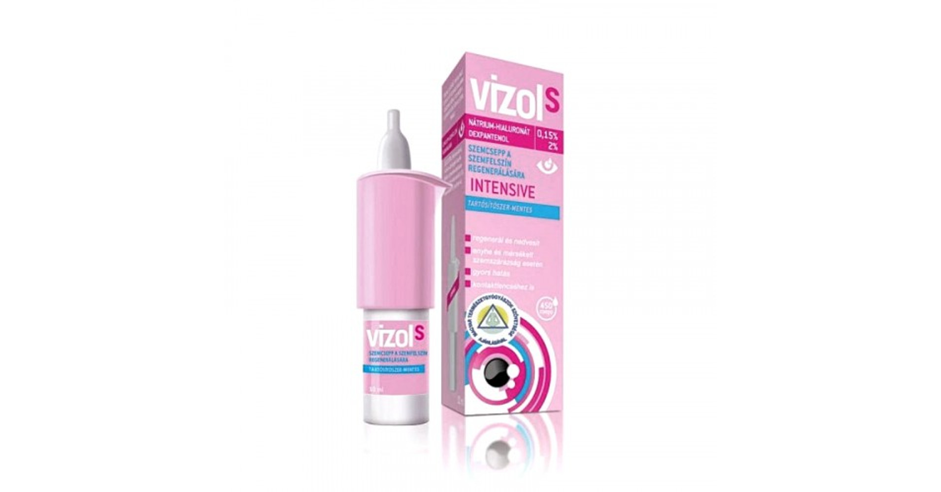 Vizol S Intensive oldatos szemcsepp 10 ml - Allergiás szemtünetek