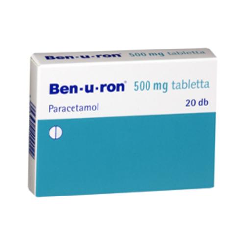 BEN-U-RON 500 mg tabletta 20x - Láz- és fájdalomcsillapítás
