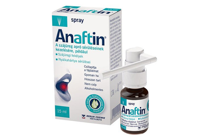 Anaftin spray 15ml - Ínygyulladás, fertőzések
