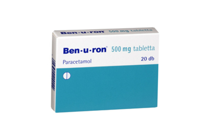 BEN-U-RON 500 mg tabletta 20x - Láz- és fájdalomcsillapítás