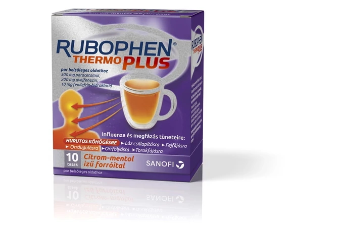 Rubophen Thermo plus por belsőleges oldathoz citrom-mentol 10x