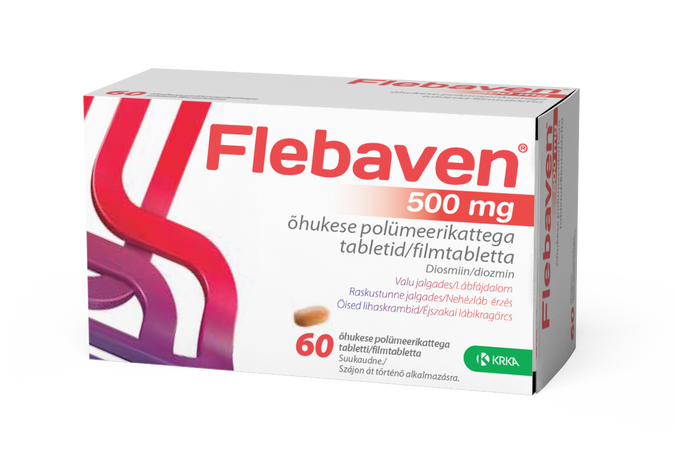 Flebaven 500 mg filmtabletta, 60X - Visszér