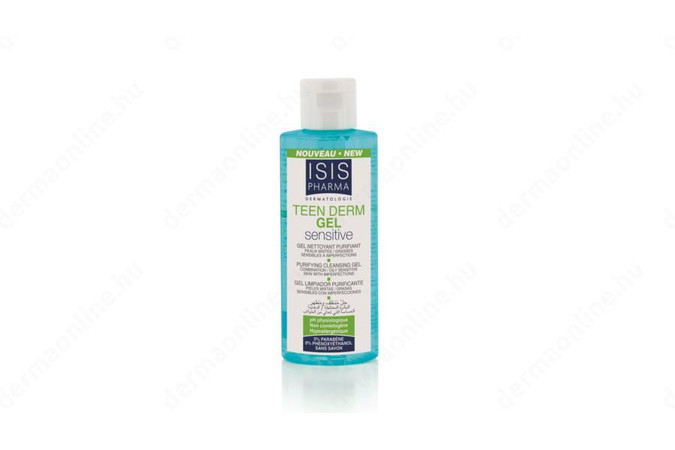 Isis Pharma Teen Derm Gel Sensitive Tisztító gél 100 ml