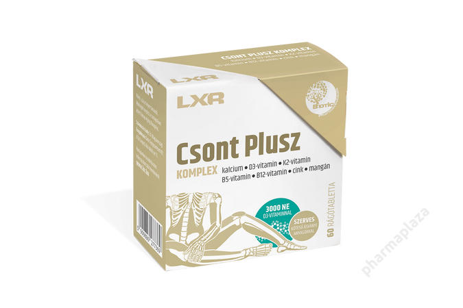 LXR Csont Plusz Komplex rágótabletta 60X