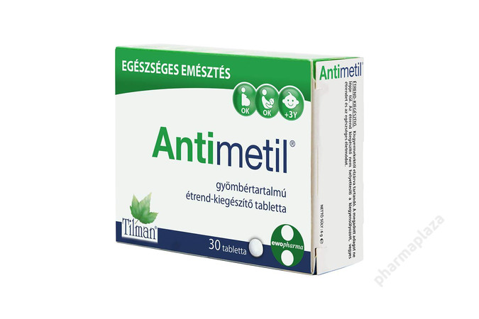 Antimetil gyömbér tartalmú tabletta 30x - Hányás