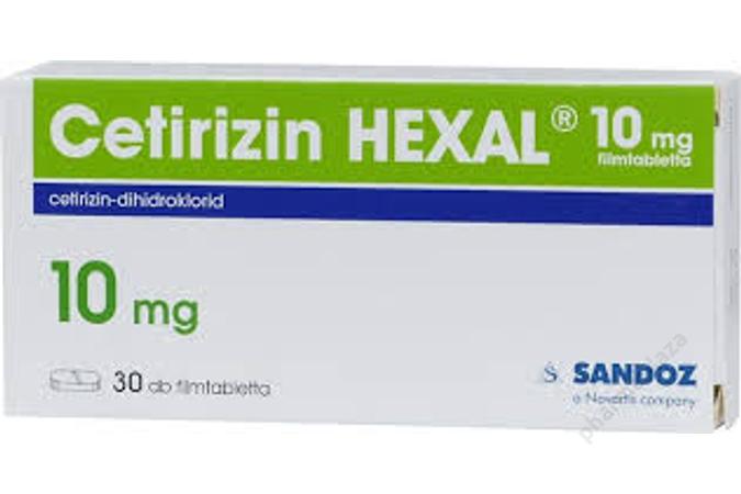 Cetirizin Hexal 10mg filmtabletta 30X - Allergia