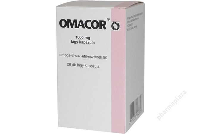 Omacor 1000mg lágykapszula 28x