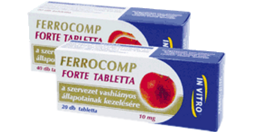 Ferrocomp Forte 10mg tabletta 40x - Ásványi anyagok
