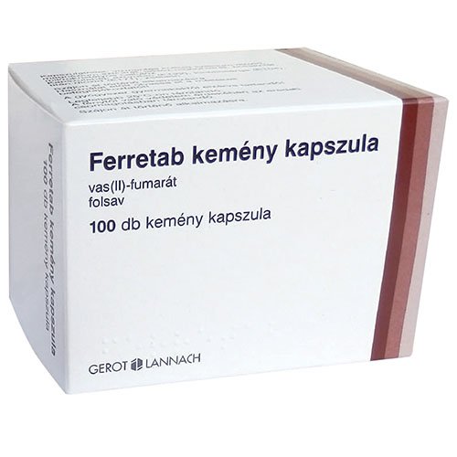 Ferretab kemény kapszula 100x - Gyermektervezés