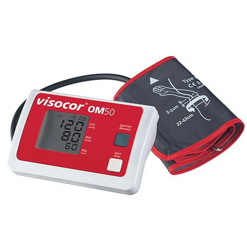 Visocor OM50 digitális automata vérnyomásmérő és pulzusmérés felkaron