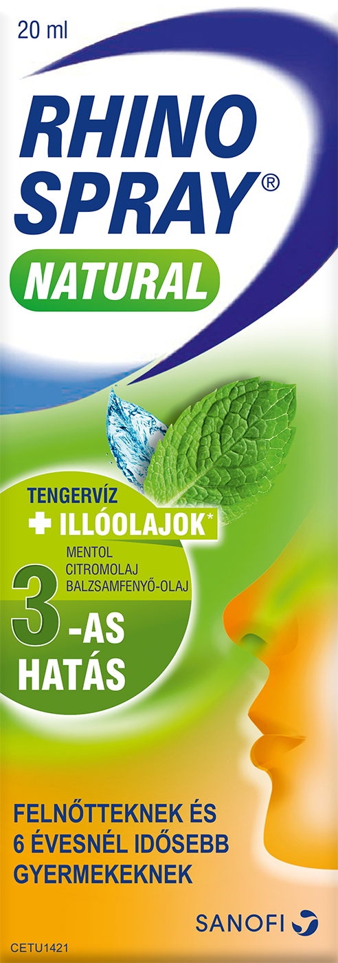 Rhinospray Natural orrspray 20ml MEGSZŰNT!