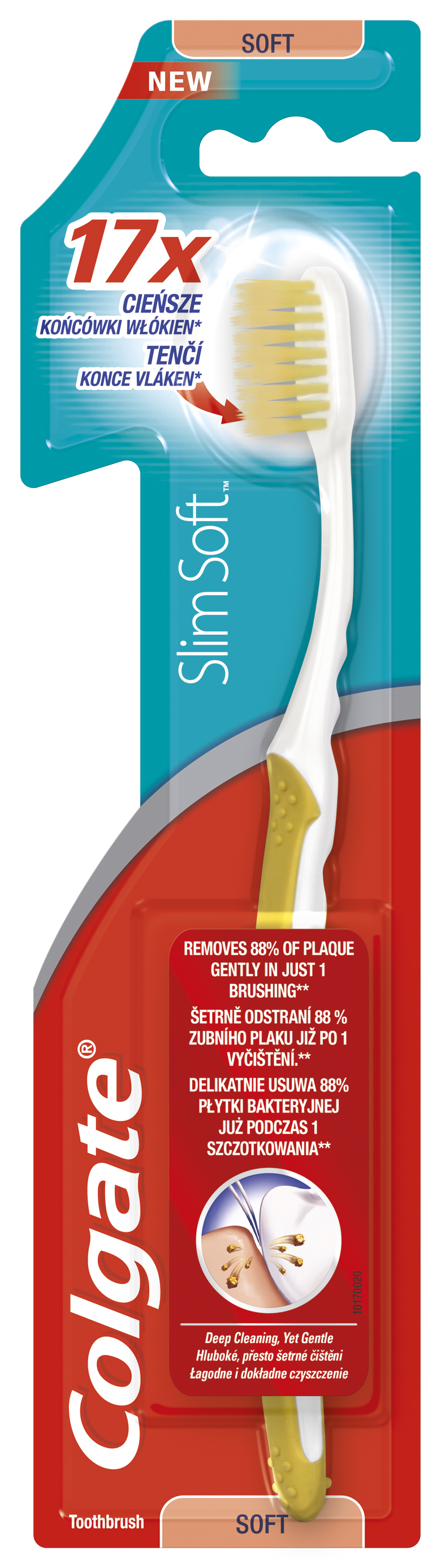 Colgate Slim Soft Ultra Compact fogkefe 1X