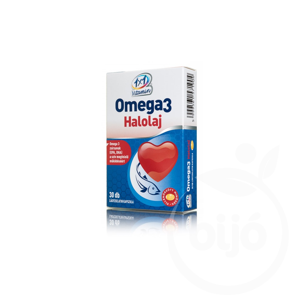 1x1 Vitamin Omega3 Halolaj kapszula 30X - Szívre ható szerek