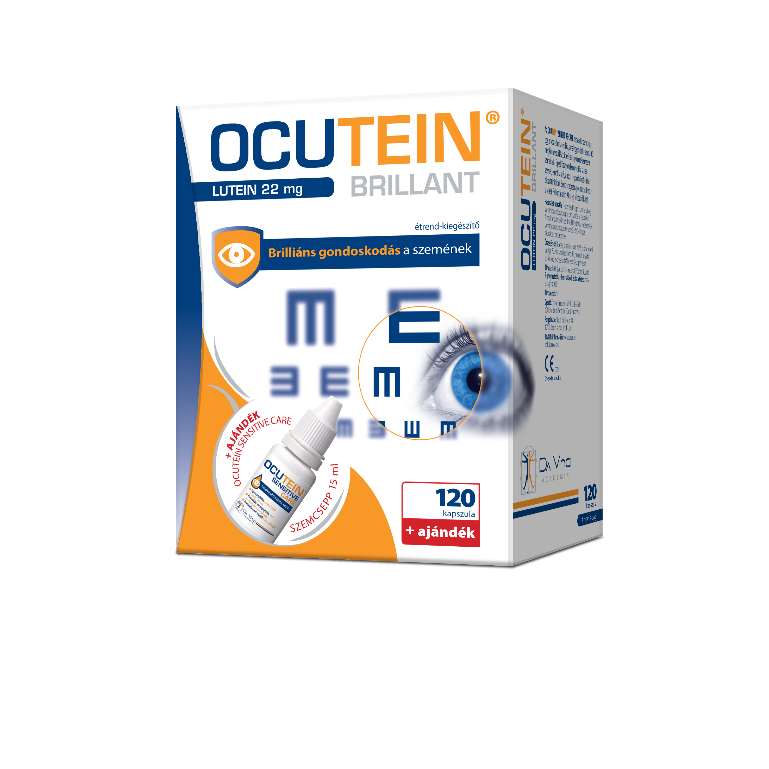 Ocutein Brillant lágyzselatin kapszula 120X + Ocutein Sensitive Care ...
